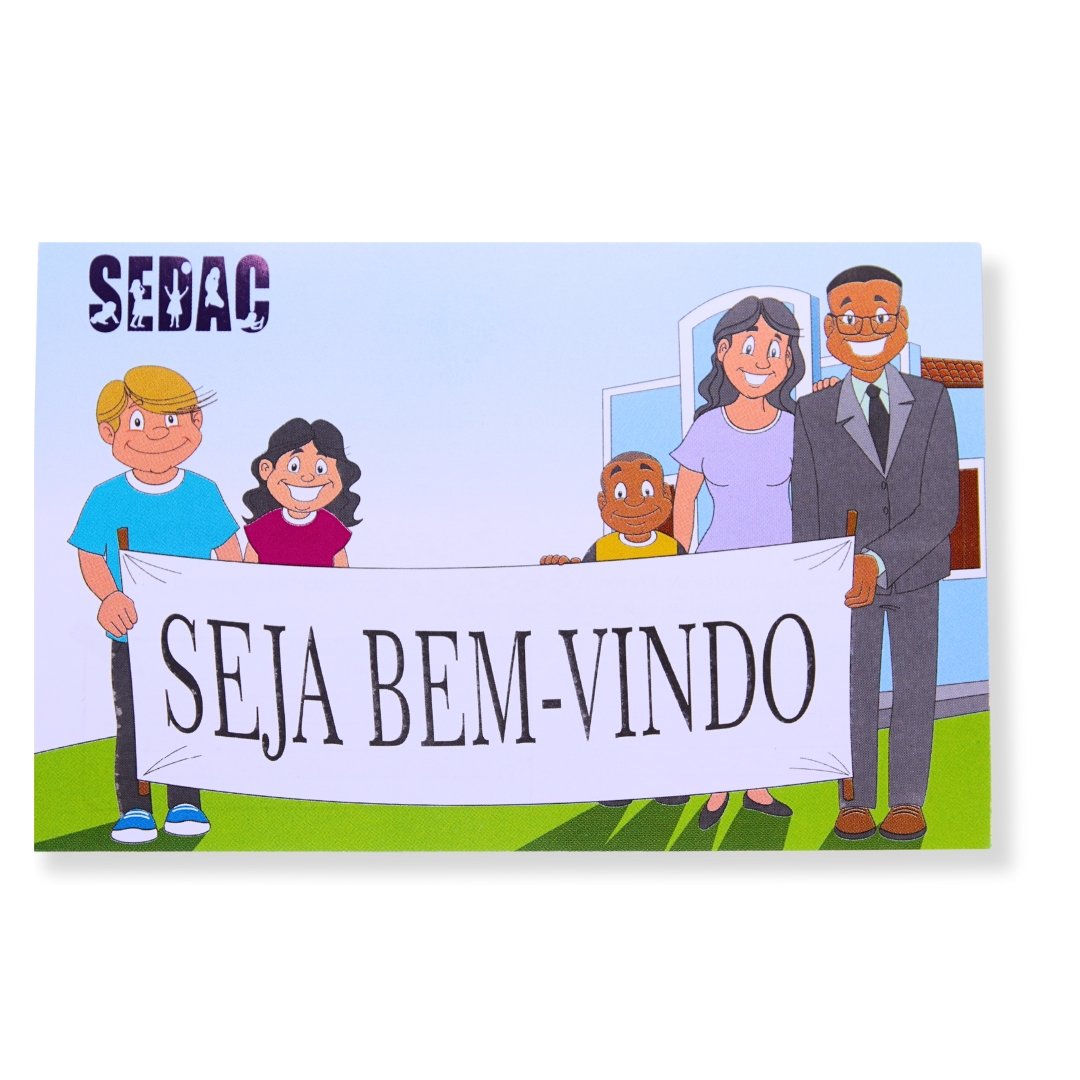 Cartão Boas Vindas para Pré-Adolescentes(10 unidades) - Loja SEDAC
