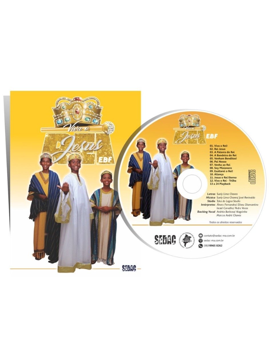CD para Download (Completo) – Viva O Rei! - Loja SEDAC